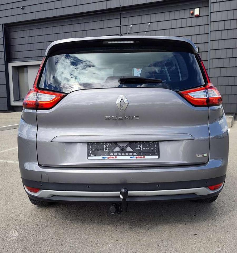 Grey Renault Grand Scenic 2016 in Kaunas, with an engine capacity of 1.46 L and mileage of 205 thousand km for 7999 €, photo 7 on AUTOMOTO.COM.LV