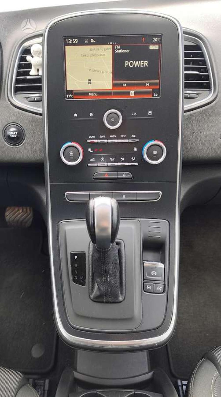 Grey Renault Grand Scenic 2016 in Kaunas, with an engine capacity of 1.46 L and mileage of 205 thousand km for 7999 €, photo 10 on AUTOMOTO.COM.LV