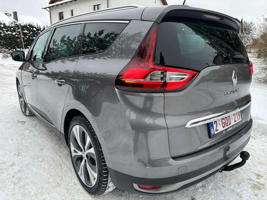 Pelēks Renault Grand Scenic 2017 Viļņa, ar dzinēja tilpumu 1.20 L un nobraukumu 176 tūkst. km par 9700 €, foto 5 vietnē AUTOMOTO.COM.LV