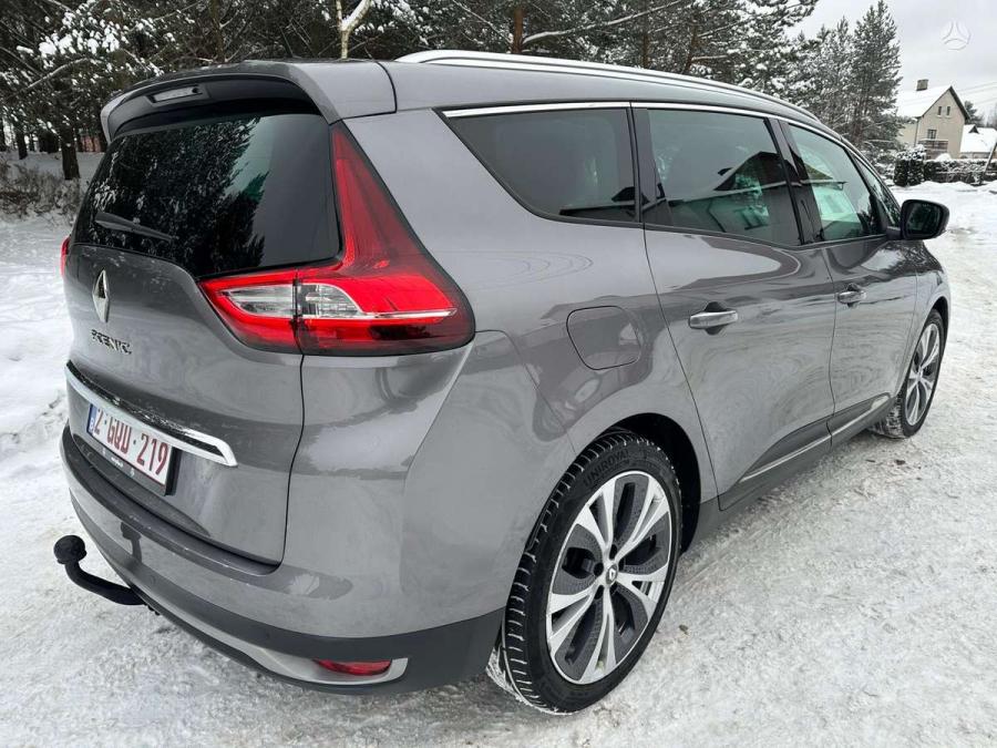 Pelēks Renault Grand Scenic 2017 Viļņa, ar dzinēja tilpumu 1.20 L un nobraukumu 176 tūkst. km par 9700 €, foto 9 vietnē AUTOMOTO.COM.LV