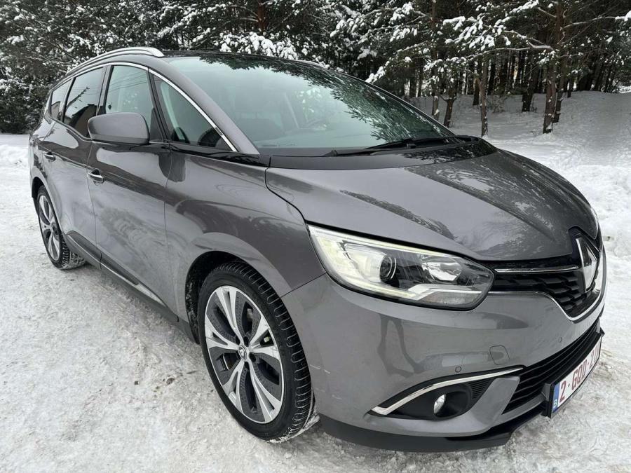 Pelēks Renault Grand Scenic 2017 Viļņa, ar dzinēja tilpumu 1.20 L un nobraukumu 176 tūkst. km par 9700 €, foto 12 vietnē AUTOMOTO.COM.LV