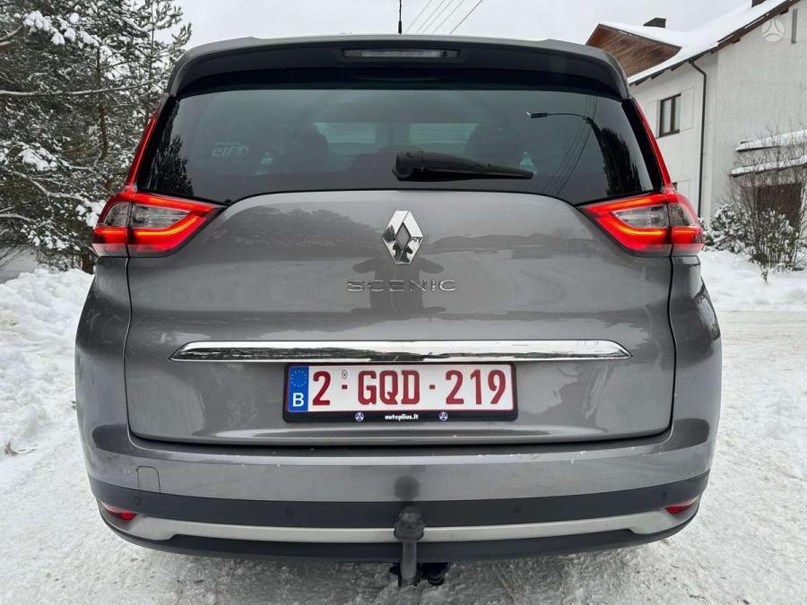 Pelēks Renault Grand Scenic 2017 Viļņa, ar dzinēja tilpumu 1.20 L un nobraukumu 176 tūkst. km par 9150 €, foto 8 vietnē AUTOMOTO.COM.LV