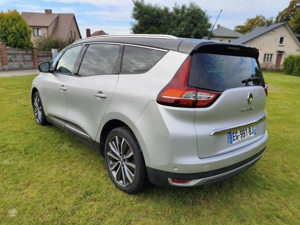 Grey Renault Grand Scenic 2017 in Taurage, with an engine capacity of 1.20 L and mileage of 181 thousand km for 8899 €, photo 4 on AUTOMOTO.COM.LV