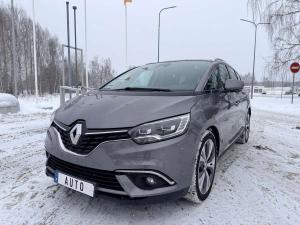 Grey Renault Grand Scenic 2017 in Taurage, with an engine capacity of 1.20 L and mileage of 146 thousand km for 8499 €, photo 7 on AUTOMOTO.COM.LV