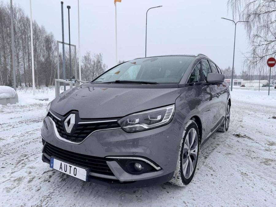 Grey Renault Grand Scenic 2017 in Taurage, with an engine capacity of 1.20 L and mileage of 146 thousand km for 8499 €, photo 7 on AUTOMOTO.COM.LV
