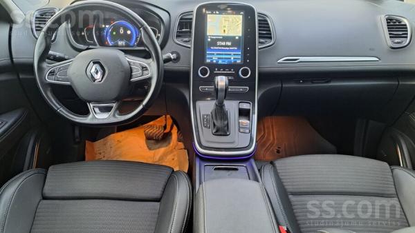 Grey Renault Grand Scenic 2017 in Riga, with an engine capacity of 1.60 L and mileage of 147 thousand km for 10100 €, photo 5 on AUTOMOTO.COM.LV