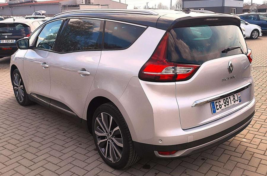 Grey Renault Grand Scenic 2017 in Taurage, with an engine capacity of 1.20 L and mileage of 181 thousand km for 8499 €, photo 6 on AUTOMOTO.COM.LV