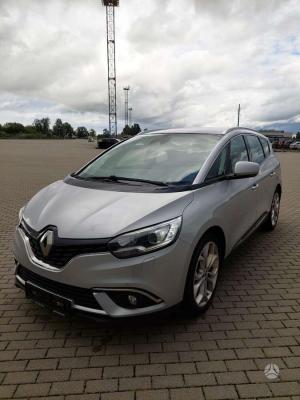 Pelēks Renault Grand Scenic 2017 Marijampole, ar dzinēja tilpumu 1.46 L un nobraukumu 249 tūkst. km par 7750 €, foto  vietnē AUTOMOTO.COM.LV
