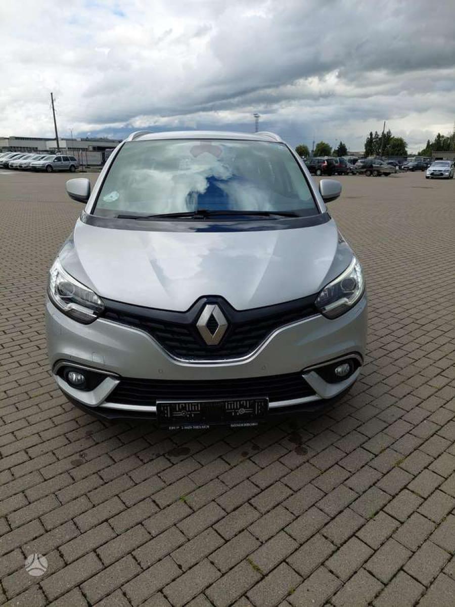 Pelēks Renault Grand Scenic 2017 Marijampole, ar dzinēja tilpumu 1.46 L un nobraukumu 249 tūkst. km par 7750 €, foto 3 vietnē AUTOMOTO.COM.LV