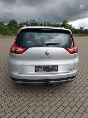 Pelēks Renault Grand Scenic 2017 Marijampole, ar dzinēja tilpumu 1.46 L un nobraukumu 249 tūkst. km par 7750 €, foto 4 vietnē AUTOMOTO.COM.LV