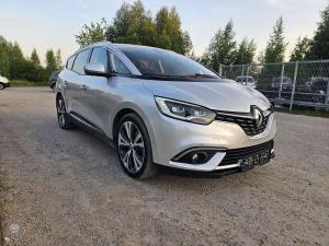 Grey Renault Grand Scenic 2017 in Pakruojis, with an engine capacity of 1.20 L and mileage of 128 thousand km for 8700 €, photo 3 on AUTOMOTO.COM.LV