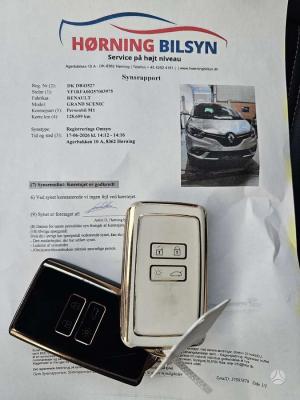 Grey Renault Grand Scenic 2017 in Pakruojis, with an engine capacity of 1.20 L and mileage of 128 thousand km for 8700 €, photo 21 on AUTOMOTO.COM.LV