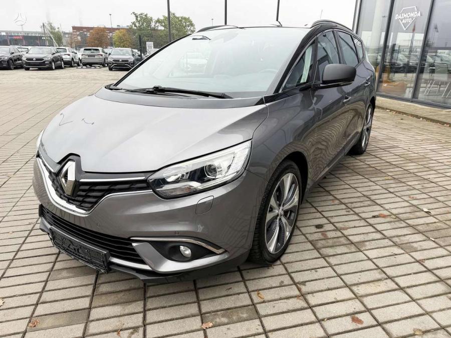 Pelēks Renault Grand Scenic 2017 Kauņa, ar dzinēja tilpumu 1.46 L un nobraukumu 195 tūkst. km par 8500 €, foto 1 vietnē AUTOMOTO.COM.LV