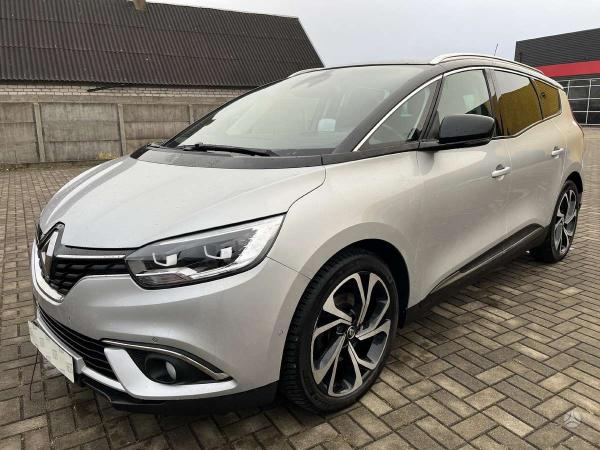 Pelēks Renault Grand Scenic 2018 Tauragė, ar dzinēja tilpumu 1.46 L un nobraukumu 212 tūkst. km par 11200 €, foto 1 vietnē AUTOMOTO.COM.LV