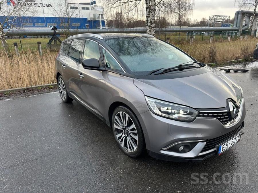 Pelēks Renault Grand Scenic 2018 Rīga, ar dzinēja tilpumu 1.60 L un nobraukumu 169 tūkst. km par 10200 €, foto 4 vietnē AUTOMOTO.COM.LV