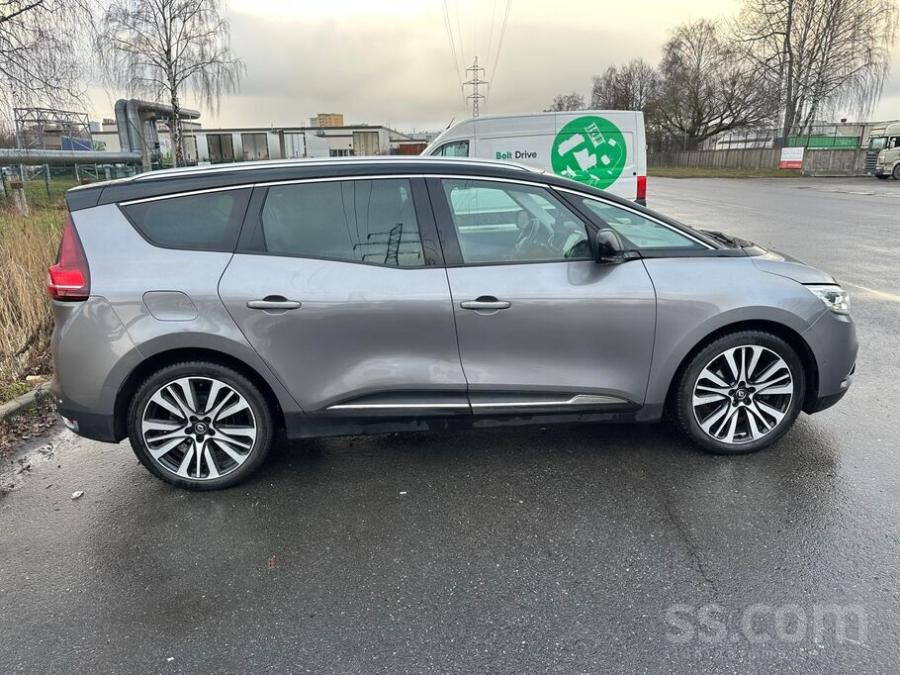 Pelēks Renault Grand Scenic 2018 Rīga, ar dzinēja tilpumu 1.60 L un nobraukumu 169 tūkst. km par 10200 €, foto 5 vietnē AUTOMOTO.COM.LV