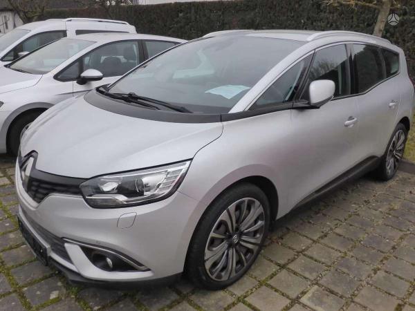 Pelēks Renault Grand Scenic 2018 Viļņa, ar dzinēja tilpumu 1.46 L un nobraukumu 145 tūkst. km par 12600 €, foto 2 vietnē AUTOMOTO.COM.LV