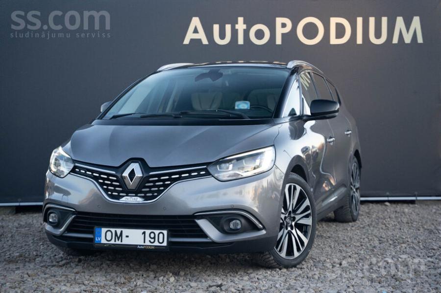 Pelēks Renault Grand Scenic 2018 Rīga, ar dzinēja tilpumu 1.60 L un nobraukumu 171 tūkst. km par 9990 €, foto 1 vietnē AUTOMOTO.COM.LV