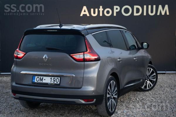 Pelēks Renault Grand Scenic 2018 Rīga, ar dzinēja tilpumu 1.60 L un nobraukumu 171 tūkst. km par 9990 €, foto 5 vietnē AUTOMOTO.COM.LV