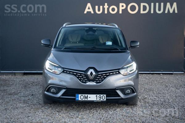 Pelēks Renault Grand Scenic 2018 Rīga, ar dzinēja tilpumu 1.60 L un nobraukumu 171 tūkst. km par 9990 €, foto 9 vietnē AUTOMOTO.COM.LV