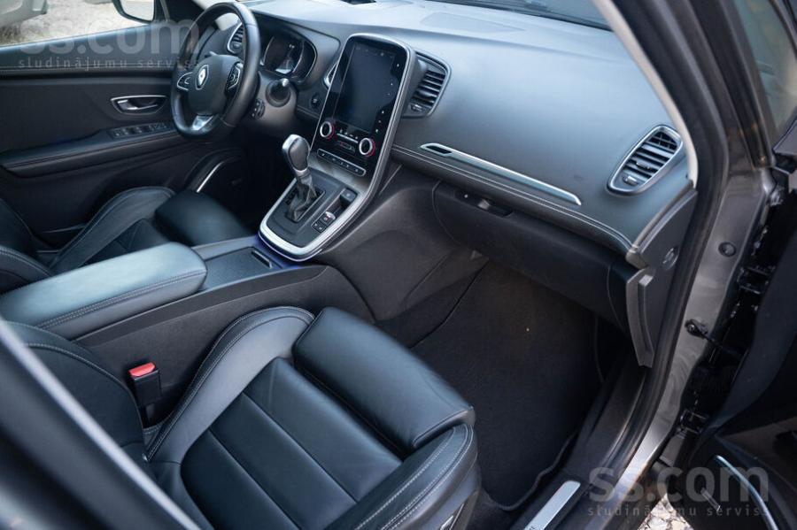 Pelēks Renault Grand Scenic 2018 Rīga, ar dzinēja tilpumu 1.60 L un nobraukumu 171 tūkst. km par 9990 €, foto 35 vietnē AUTOMOTO.COM.LV