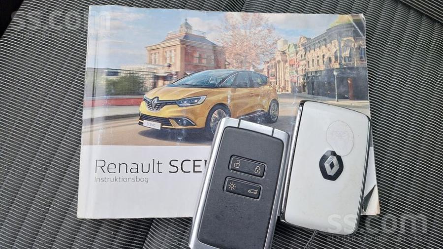 Grey Renault Grand Scenic 2018 in Ogre, with an engine capacity of 1.20 L and mileage of 205 thousand km for 8850 €, photo 33 on AUTOMOTO.COM.LV