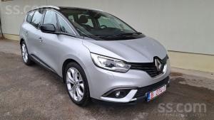 Pelēks Renault Grand Scenic 2018 Ogre, ar dzinēja tilpumu 1.20 L un nobraukumu 205 tūkst. km par 8850 €, foto  vietnē AUTOMOTO.COM.LV