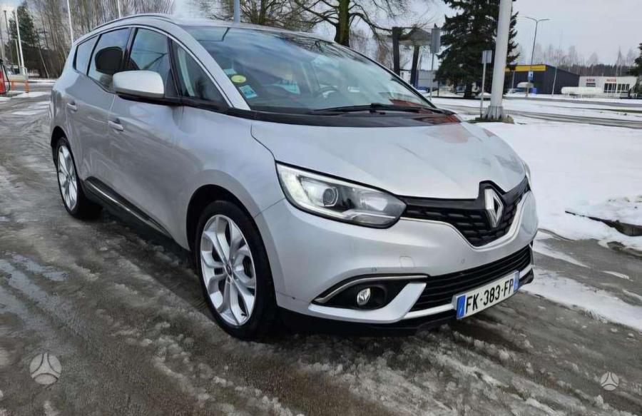 Grey Renault Grand Scenic 2019 in Taurage, with an engine capacity of 1.75 L and mileage of 180 thousand km for 8200 €, photo 2 on AUTOMOTO.COM.LV