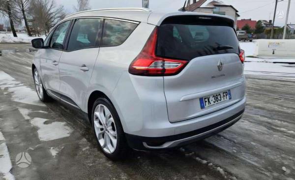 Pelēks Renault Grand Scenic 2019 Tauragė, ar dzinēja tilpumu 1.75 L un nobraukumu 180 tūkst. km par 8200 €, foto 3 vietnē AUTOMOTO.COM.LV