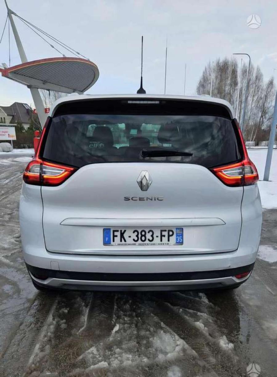 Grey Renault Grand Scenic 2019 in Taurage, with an engine capacity of 1.75 L and mileage of 180 thousand km for 8200 €, photo 14 on AUTOMOTO.COM.LV