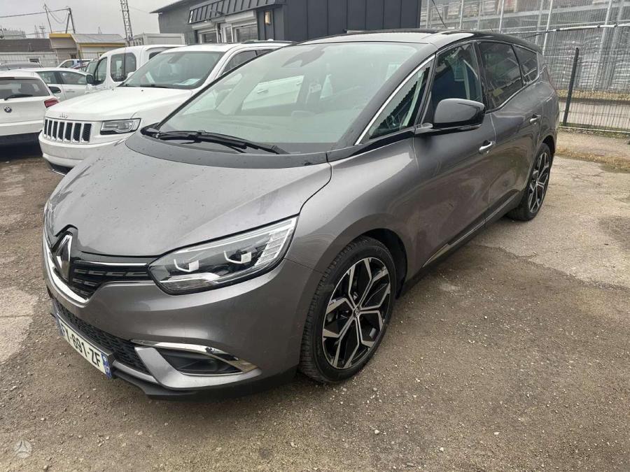 Pelēks Renault Grand Scenic 2020 Kauņa, ar dzinēja tilpumu 1.75 L un nobraukumu 200 tūkst. km par 6050 €, foto 1 vietnē AUTOMOTO.COM.LV