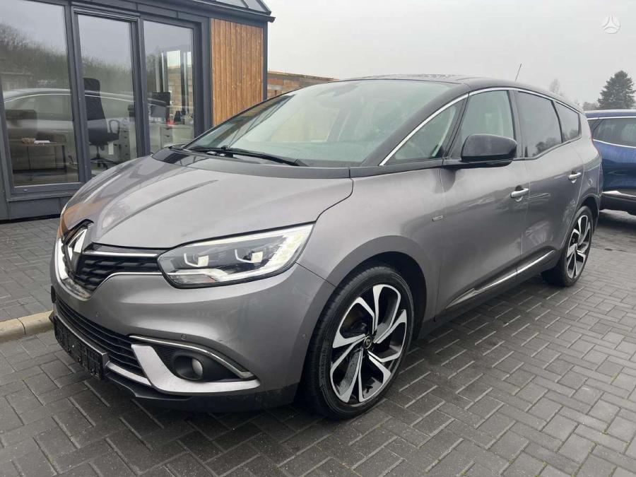 Pelēks Renault Grand Scenic 2020 Kauņa, ar dzinēja tilpumu 1.33 L un nobraukumu 158 tūkst. km par 12900 €, foto 1 vietnē AUTOMOTO.COM.LV
