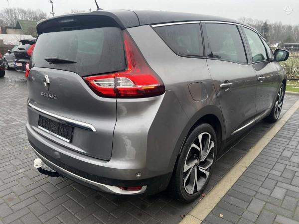 Grey Renault Grand Scenic 2020 in Kaunas, with an engine capacity of 1.33 L and mileage of 158 thousand km for 12900 €, photo 6 on AUTOMOTO.COM.LV
