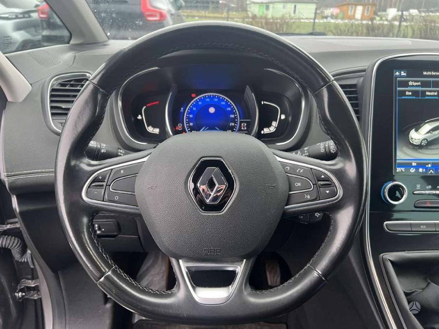 Pelēks Renault Grand Scenic 2020 Kauņa, ar dzinēja tilpumu 1.33 L un nobraukumu 158 tūkst. km par 12900 €, foto 17 vietnē AUTOMOTO.COM.LV