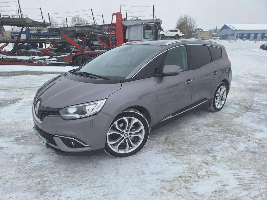 Pelēks Renault Grand Scenic 2020 Tauragė, ar dzinēja tilpumu 1.75 L un nobraukumu 220 tūkst. km par 7300 €, foto 1 vietnē AUTOMOTO.COM.LV