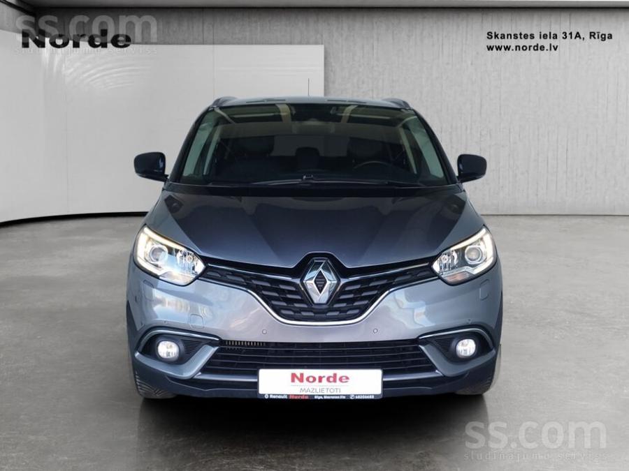 Grey Renault Grand Scenic 2020 in Riga, with an engine capacity of 1.30 L and mileage of 91 thousand km for 16350 €, photo 5 on AUTOMOTO.COM.LV