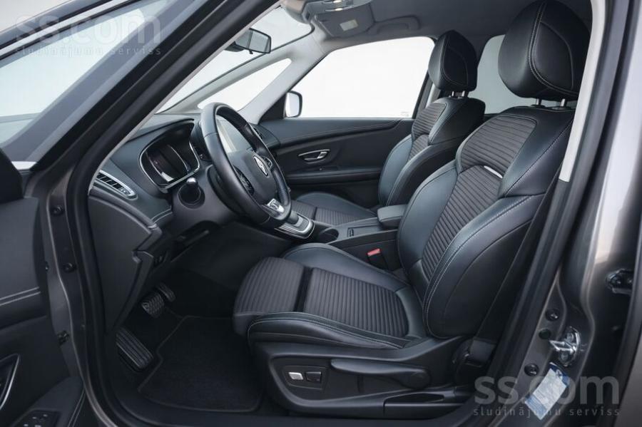 Grey Renault Grand Scenic 2020 in Riga, with an engine capacity of 1.30 L and mileage of 91 thousand km for 16350 €, photo 6 on AUTOMOTO.COM.LV