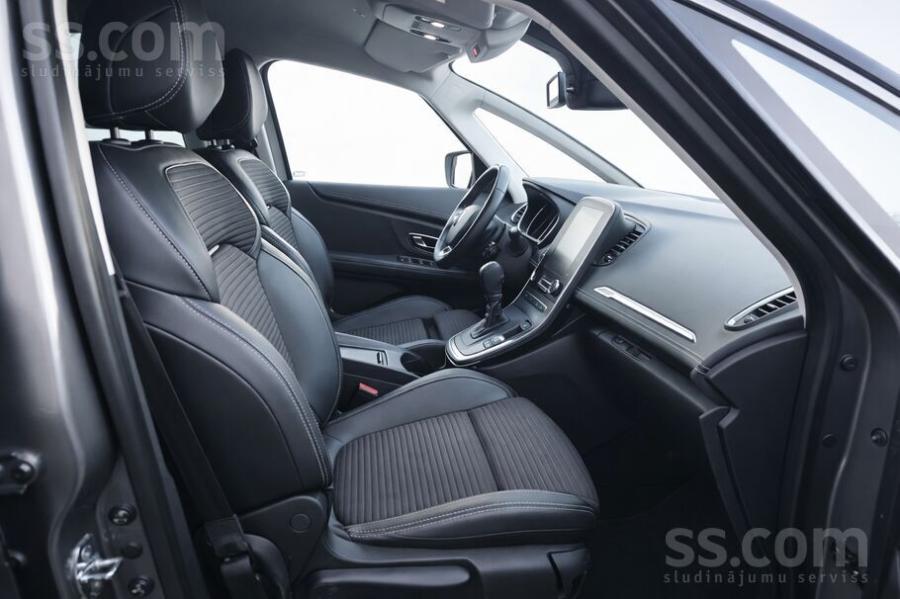 Grey Renault Grand Scenic 2020 in Riga, with an engine capacity of 1.30 L and mileage of 91 thousand km for 16350 €, photo 7 on AUTOMOTO.COM.LV