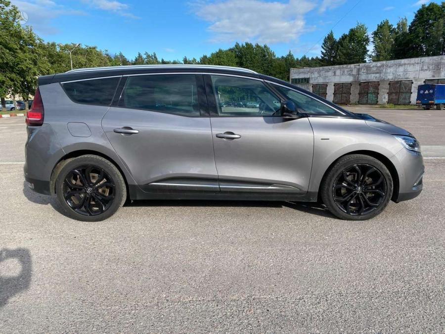 Grey Renault Grand Scenic 2020 in Raseiniai, with an engine capacity of 1.33 L and mileage of 189 thousand km for 10500 €, photo 7 on AUTOMOTO.COM.LV