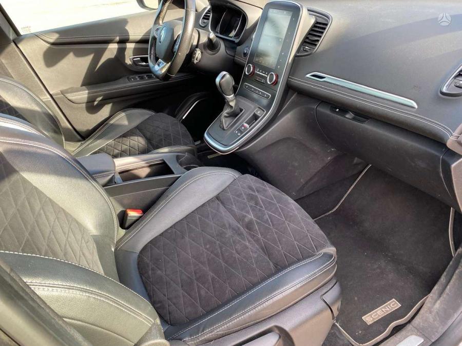 Grey Renault Grand Scenic 2020 in Raseiniai, with an engine capacity of 1.33 L and mileage of 189 thousand km for 10500 €, photo 12 on AUTOMOTO.COM.LV