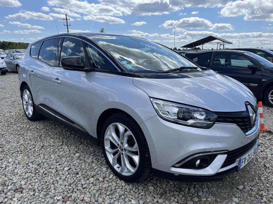 Grey Renault Grand Scenic 2020 in Taurage, with an engine capacity of 1.75 L and mileage of 166 thousand km for 8800 €, photo 7 on AUTOMOTO.COM.LV