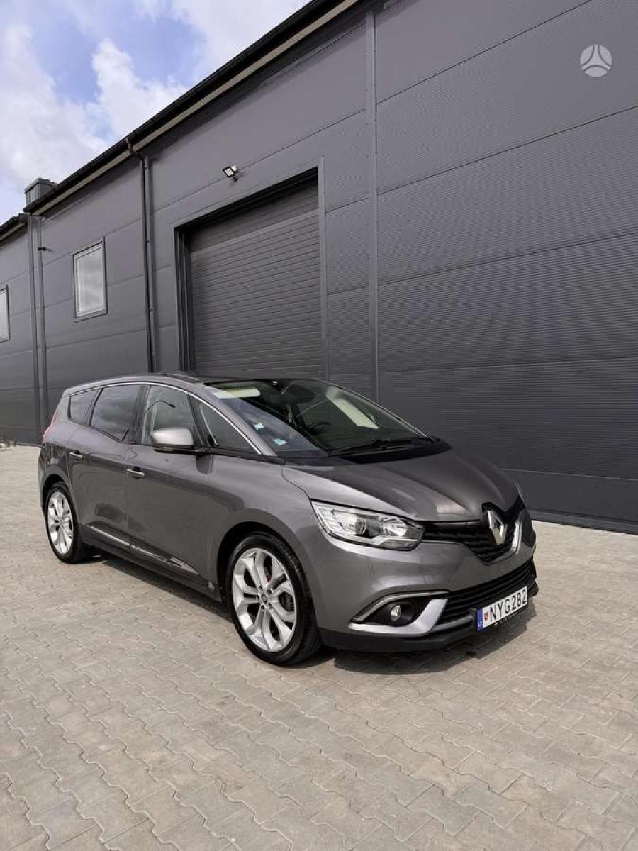 Pelēks Renault Grand Scenic 2020 Klaipėda, ar dzinēja tilpumu 1.70 L un nobraukumu 207 tūkst. km par 7700 €, foto 1 vietnē AUTOMOTO.COM.LV