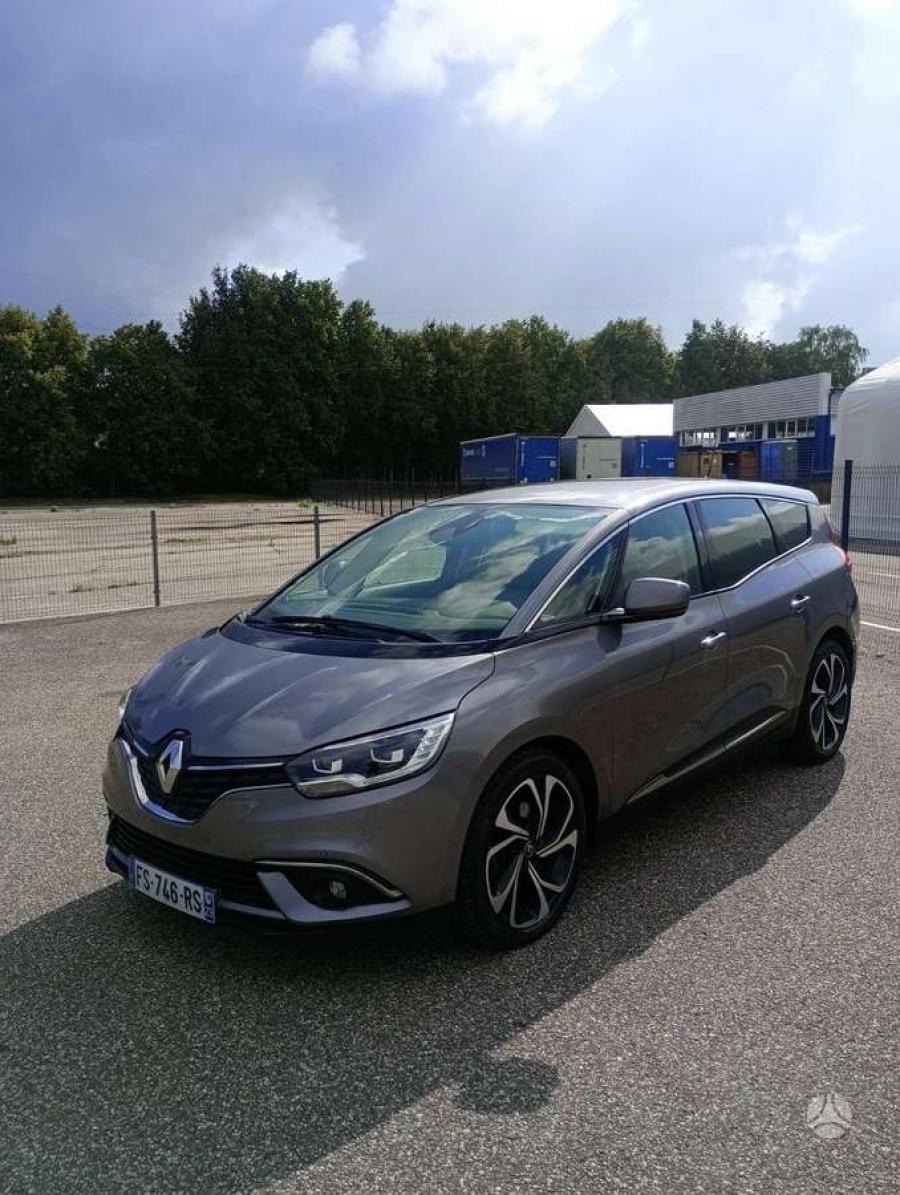 Pelēks Renault Grand Scenic 2020 Kauņa, ar dzinēja tilpumu 1.75 L un nobraukumu 253 tūkst. km par 8850 €, foto 1 vietnē AUTOMOTO.COM.LV