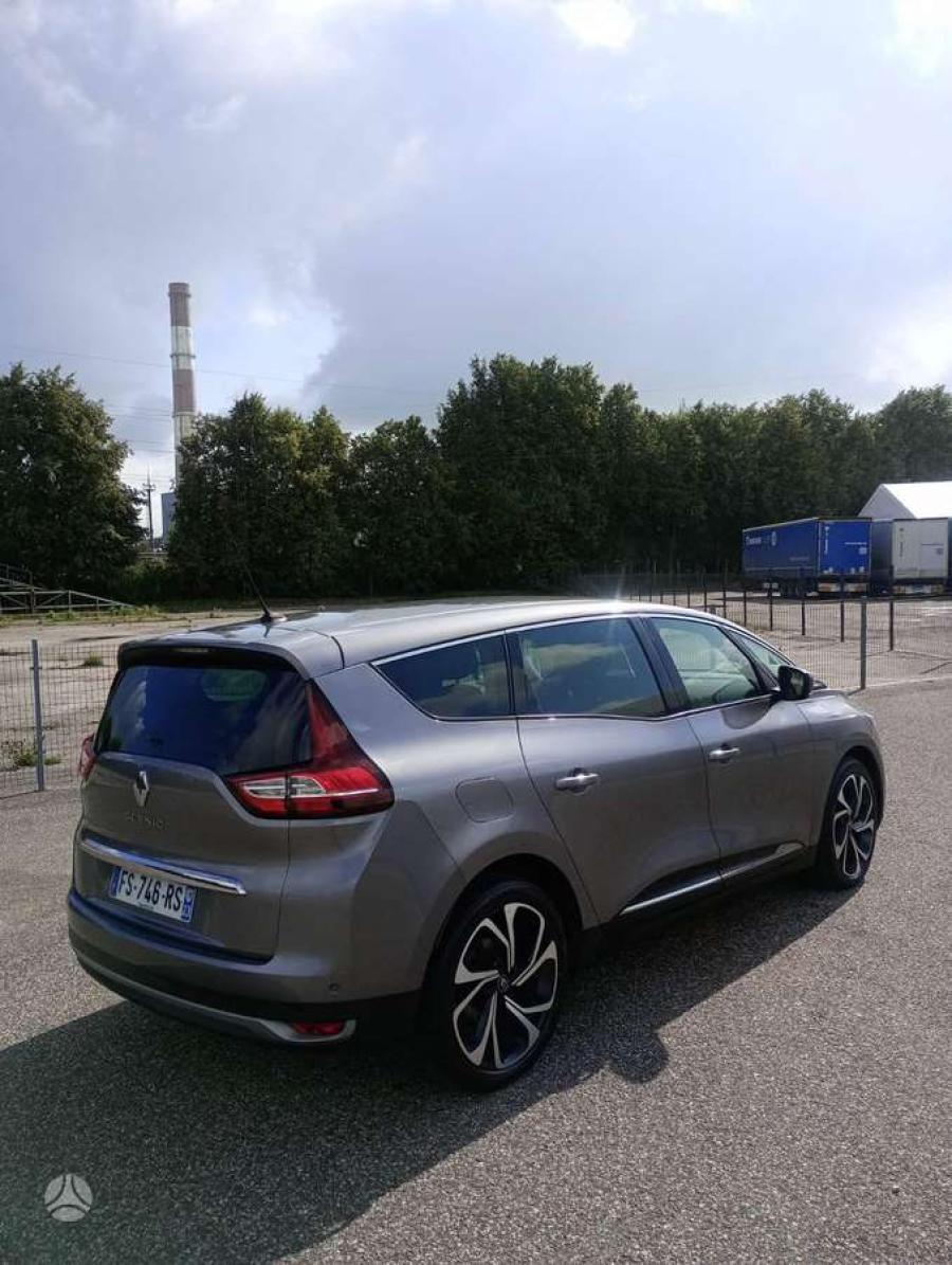 Pelēks Renault Grand Scenic 2020 Kauņa, ar dzinēja tilpumu 1.75 L un nobraukumu 253 tūkst. km par 8850 €, foto 12 vietnē AUTOMOTO.COM.LV