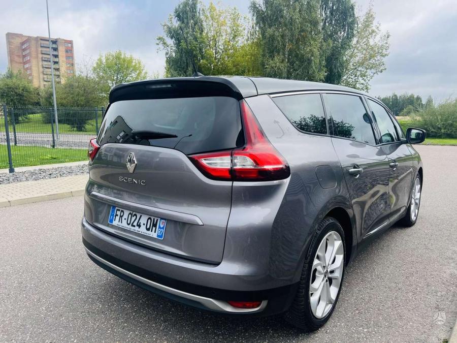 Pelēks Renault Grand Scenic 2020 Kauņa, ar dzinēja tilpumu 1.75 L un nobraukumu 225 tūkst. km par 8999 €, foto 5 vietnē AUTOMOTO.COM.LV