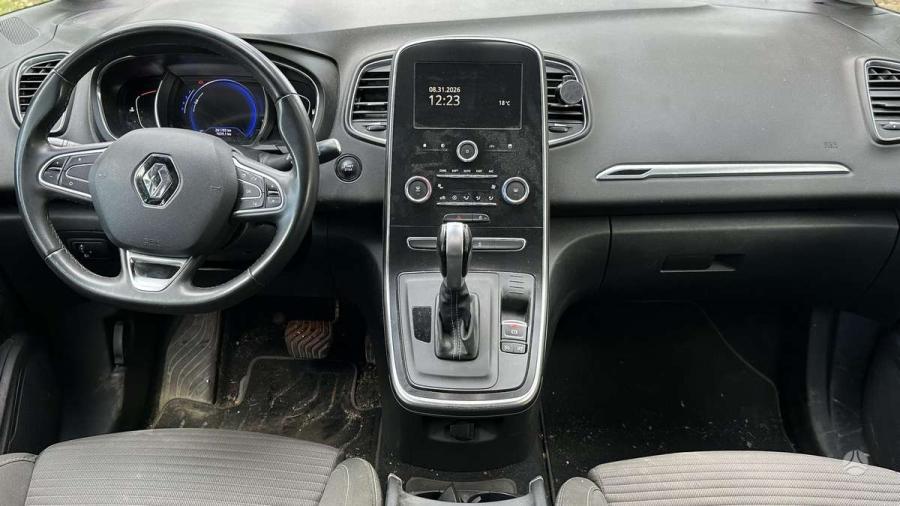 Pelēks Renault Grand Scenic 2021 Tauragė, ar dzinēja tilpumu 1.75 L un nobraukumu 260 tūkst. km par 6800 €, foto 8 vietnē AUTOMOTO.COM.LV