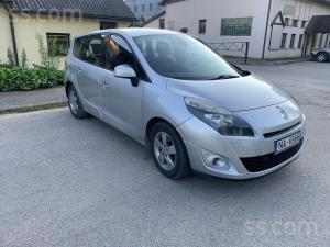 Grey Renault Grand Scenic 2009 in Ogre, with an engine capacity of 1.90 L and mileage of 466 thousand km for 3400 €, photo  on AUTOMOTO.COM.LV