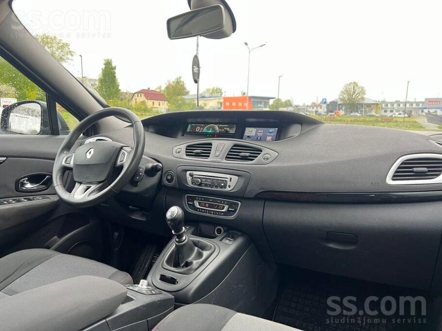Grey Renault Grand Scenic 2012 in Rezekne, with an engine capacity of 1.60 L and mileage of 0 thousand km for 3490 €, photo 6 on AUTOMOTO.COM.LV