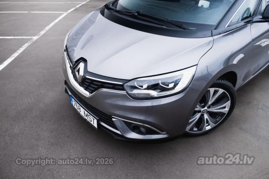 Grey Renault Grand Scenic 2017 in Tallinn, with an engine capacity of 1.50 L and mileage of 177 thousand km for 10390 €, photo 6 on AUTOMOTO.COM.LV