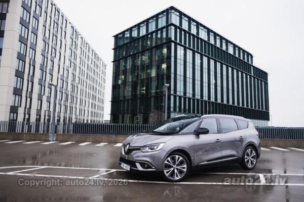 Grey Renault Grand Scenic 2017 in Tallinn, with an engine capacity of 1.50 L and mileage of 177 thousand km for 10390 €, photo 2 on AUTOMOTO.COM.LV